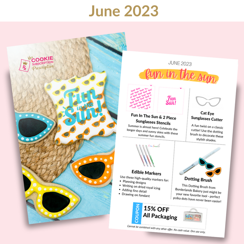 Cookie Subscription Prescription - from The Cookie Countess