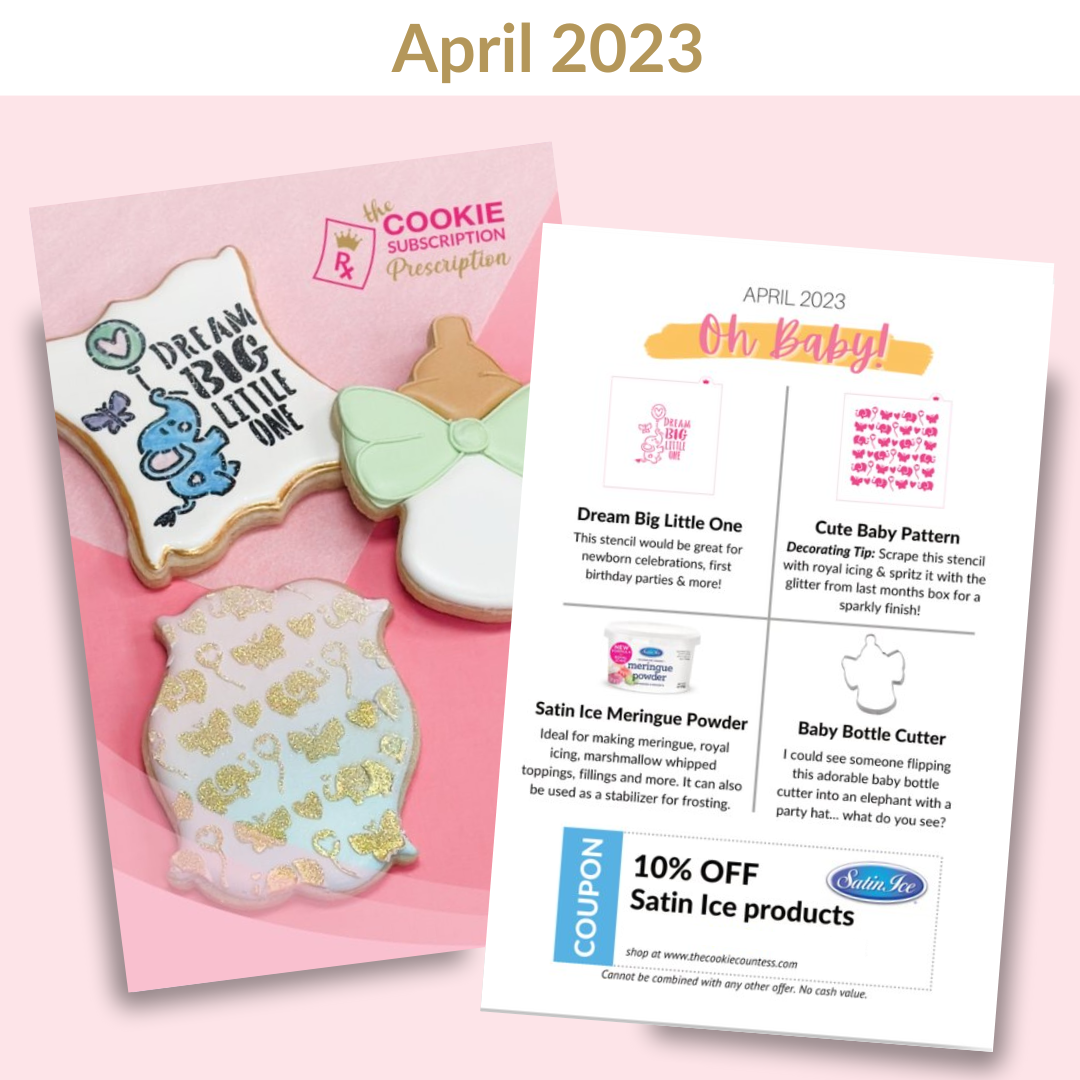 Cookie Subscription Prescription - from The Cookie Countess